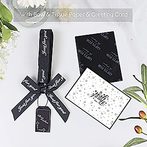 JiaWei Gift Box 7.87×6.69×3.14 Inches, White Bridesmaid Proposal Box for Halloween Thanksgiving Christmas Children's Day, Magnetic Gift Box for Present, Wedding,Christmas.