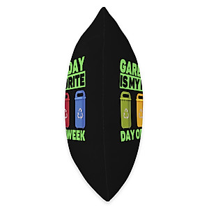 Garbage Day Is My Favorite Day Of The Week Recycling Throw Pillow