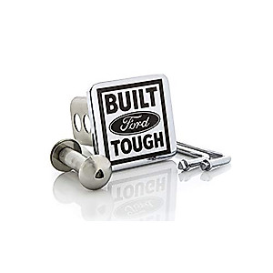 Ford Built Tough Metal Trailer Tow Hitch Cover Plug Emblem
