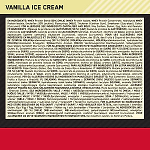 Optimum Nutrition Gold Standard 100% Whey Protein Powder, Vanilla Ice Cream, 5 Pound (Packaging May Vary)