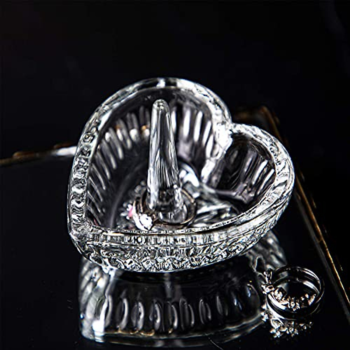 H&D Crystal Ring Holder Dish
