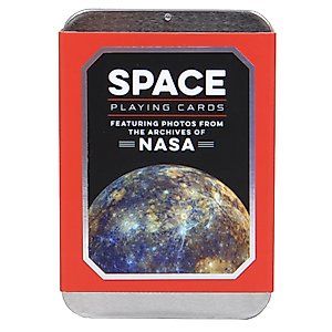 Space Playing Cards: Featuring Photos from the Archives of NASA (Premium Playing Cards, Cool Poker Cards, NASA Gifts),0 - 99 Years