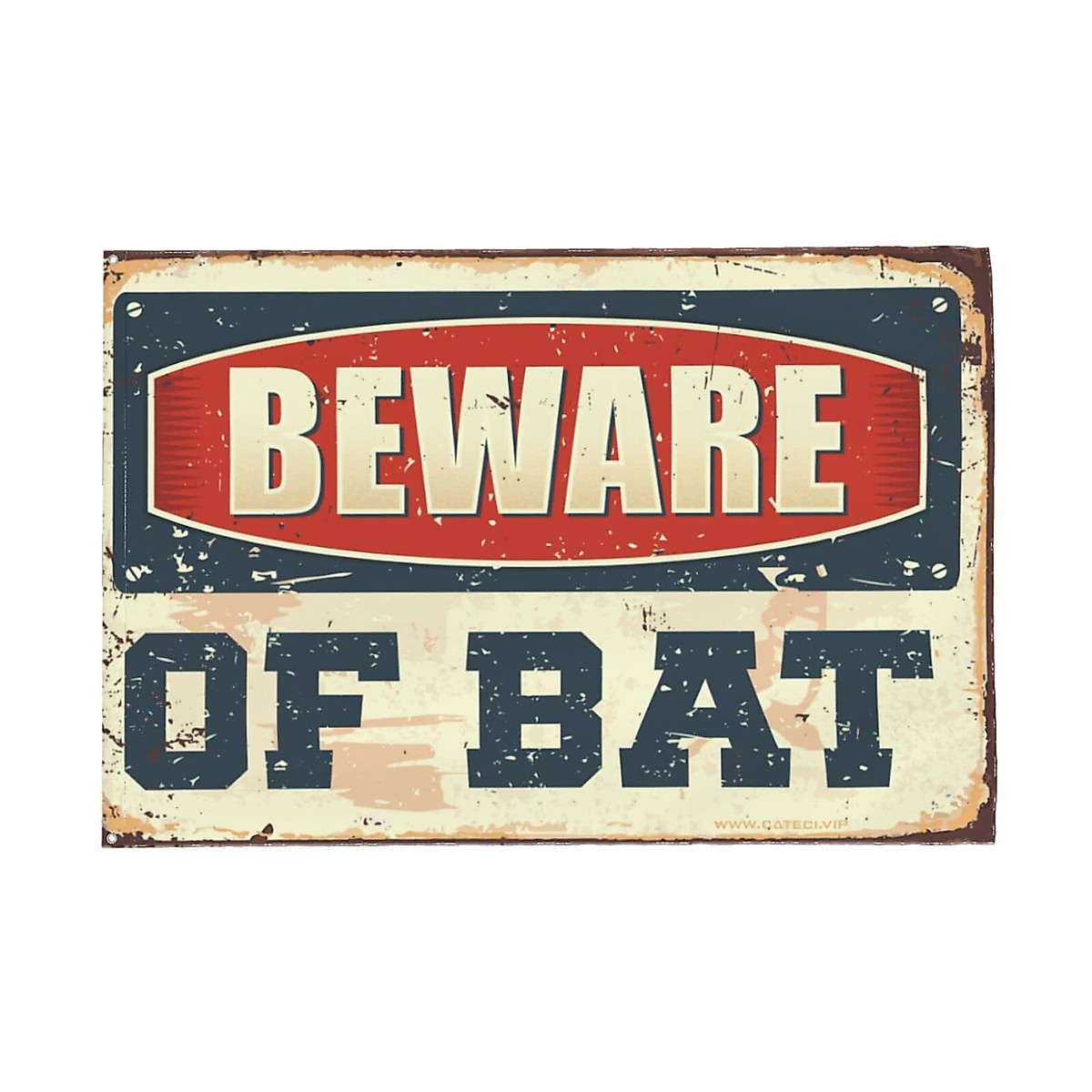 Flags to Hang in Your Room Beware of Bat Flag Grill Gifts for Dad Flags for Boys Room (Size : 30X45CM)