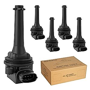 Ignition Coil Pack Replacement for Volvo L5 2.3 2.4 2.5 2003 2004 2005 2006 2007 Volvo V70 XC70 XC90 S80 S60, S60 C70 V70 S70, L6 2.8L S80, L6 2.9L S80 XC90, Set of 5, UF341 UF341T