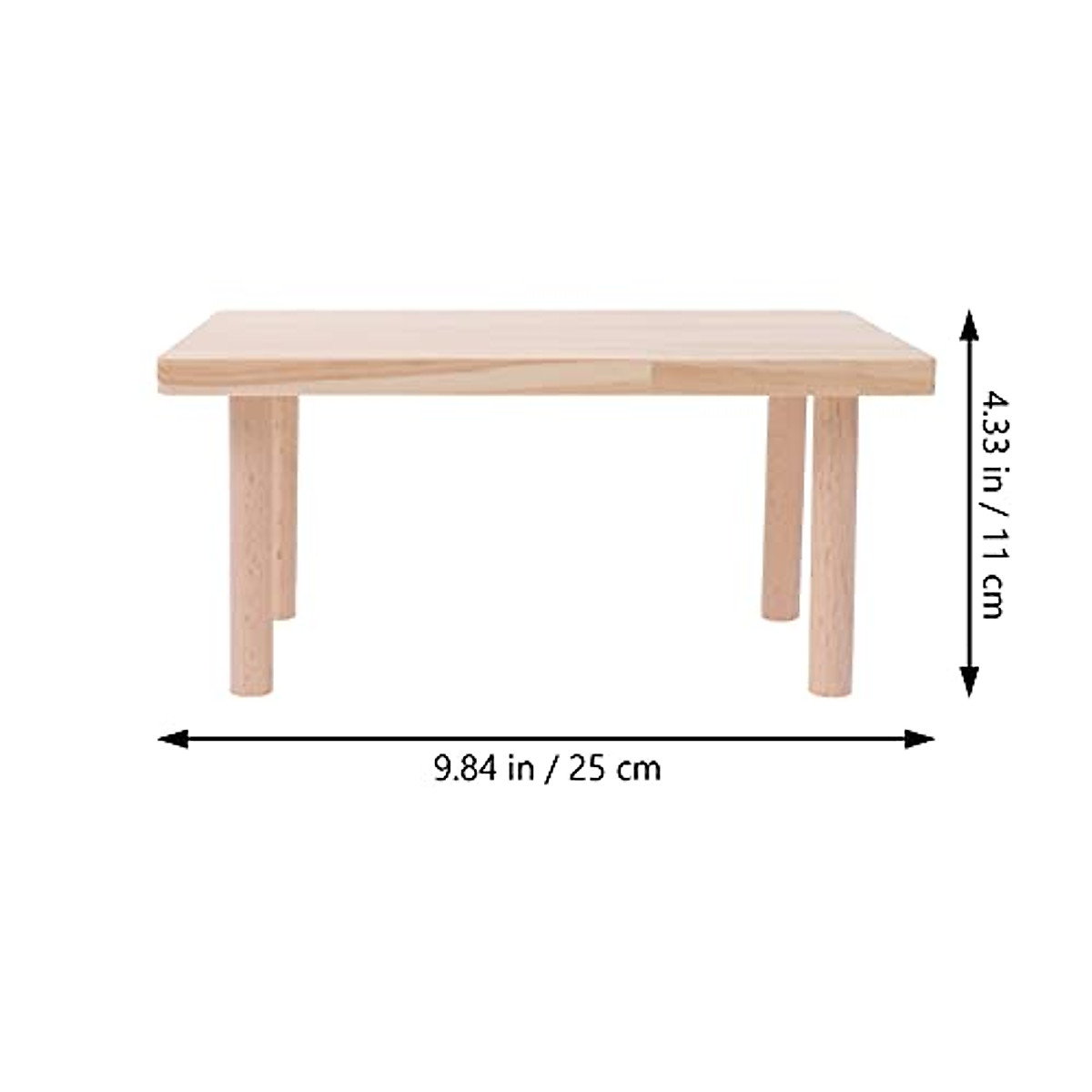 Ipetboom Hamster Platform 1 Pc Hamster Platform, Hamster Play Wooden Platform Bird Playground Hamster Climbing Toy for Hamster Squirrel Gerbil Chinchilla Birds