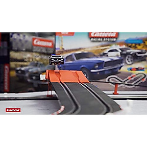 Carrera 63504 Speed Trap Battery Operated 1:43 Scale Slot Car Racing Track Set with Jump Ramp
