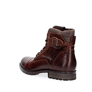 JACK & JONES Men's Biker Boots, Brown Brown Stone Brown Stone, 7