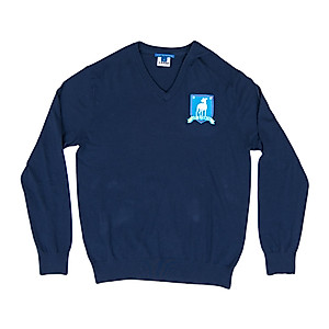 Ripple Junction Ted Lasso Coach AFC Richmond Sweater Costume Long-Sleeve Sweatshirts for Cosplay & Halloween Blue