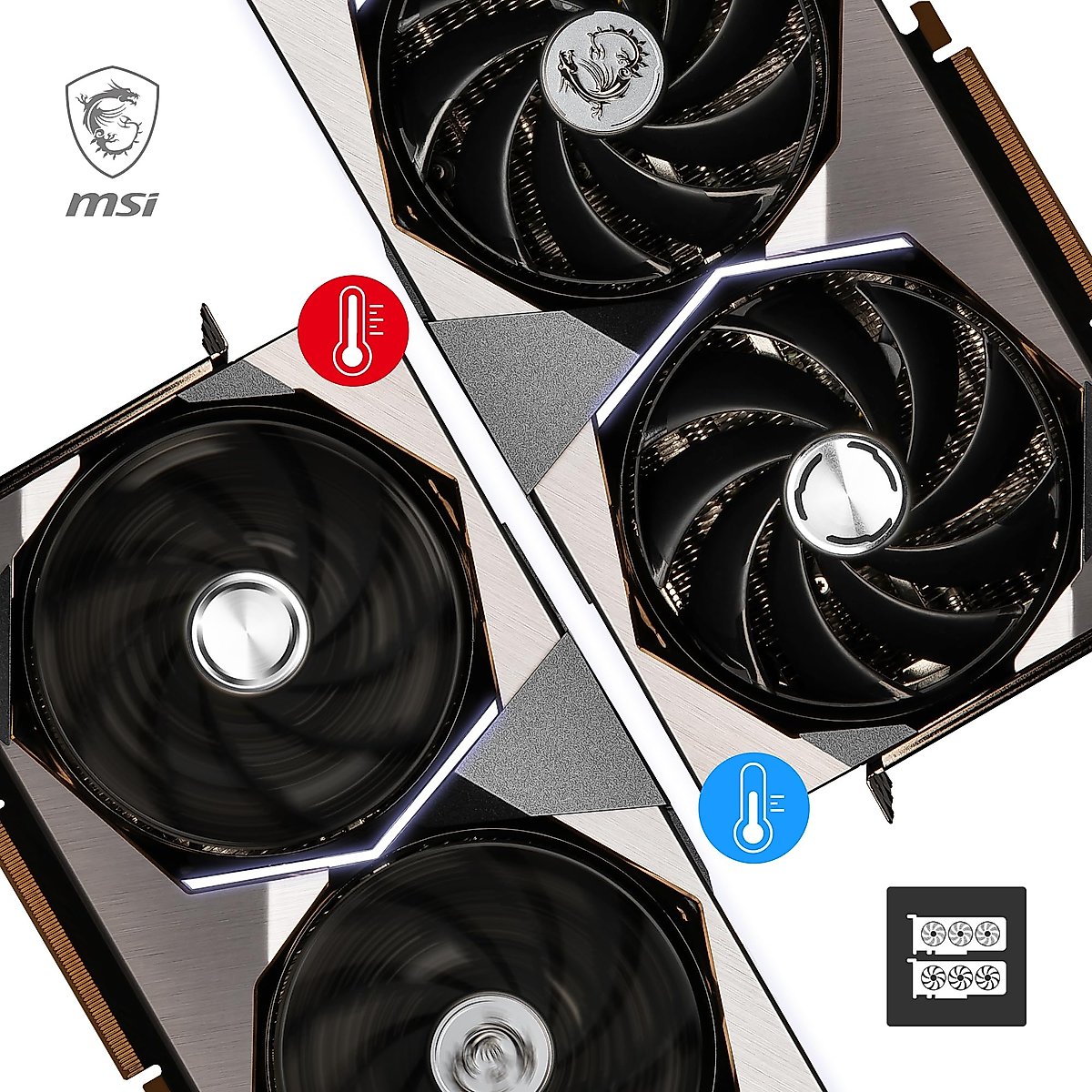 MSI GeForce RTX 4080 16GB SUPRIM X Gaming Graphics Card - 16GB GDDR6X, 2640 MHz, PCI Express Gen 4, 256-bit, 3X DP v 1.4a, HDMI 2.1a (Supports 4K & 8K HDR)