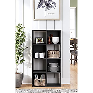 Signature Design by Ashley Langdrew 8 Cube Organizer, Black
