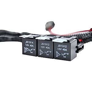 Maernz Dual Electric Fan Wiring Kit Compatible with GM 1999–2006 ECU Control Dual Electric Fan Wiring Harness Kit Replaces# 7L5533A226T 7l5533a226t