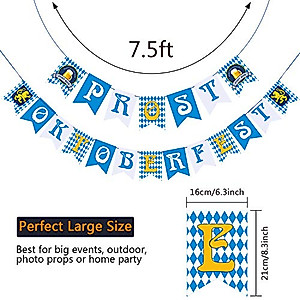 Oktoberfest Banner German Beer Festival Decorations Bavarian Oktoberfest Party Supplies