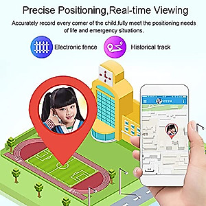 Children's Smart Watch, IP65 Waterproof, Intelligent Positioning, Two-Way Telephone, High-Definition Photo, Emergency Alarm Clock, High-Performance Battery, Gift for Boys Girls