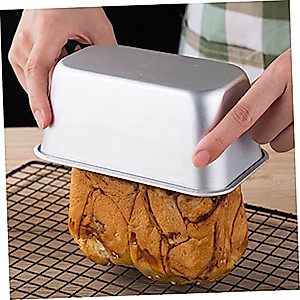YARNOW 2pcs Toast Box Square Griddle Nonstick Bakeware Baquettes Tea Loaf Pan Bread Baking Tin Oven Toast Pan Bread Bakeware Storage Pans Cake Baking Pan Non Stick Aluminum Alloy Scones