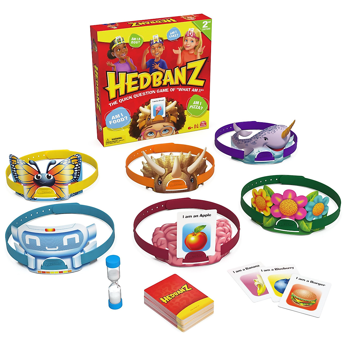 Hedbanz 2023 Edition Cards Picture Guessing Board Game- Family Games, Games for Family Game Night, Kids Games, Card Games for Families & Kids Ages 6 and Up
