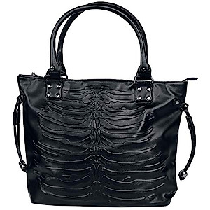 Lost Queen Women's Black Vespera Embossed Bag