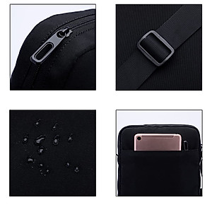 SHIPE Men's Sling Bag Small Crossbody Backpack Lightweight Shoulder Bag Water Resistant One Strap Backpack (1104-Black)