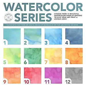 Any Two States Map Art Print Wall Decor - WATERCOLOR series - Love Wedding Gift Personalized State