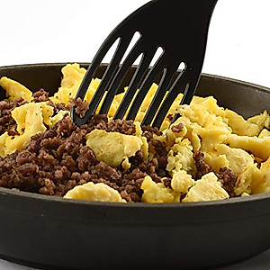 Norpro 1728 Grip-EZ Fiskie, 11 Inch, The Ultimate Fork-and-Whisk Combo, One Size, Black