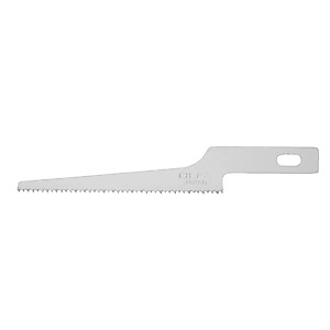 OLFA 6mm Narrow Saw Art Blade Set, 3 Blades (KB4-NS/3) - Precision Hobby Craft Knife Replacement Saw Blade Kit for Plastic, Wood, Model Building, Fits Most 6mm Art Knives