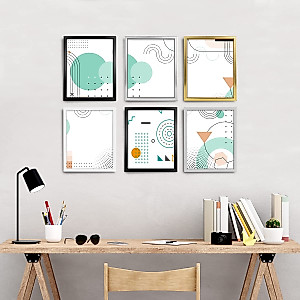 Giverny 11x14 Picture Frames, Gold Photo Frames for Wall Mounting, Simple Design Glossy Finish Frame Perfect for Home Decoration, Office, Hotel and Various Ceremonies Praties