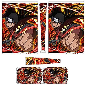 PlayStation 5 Digital edition version sticker protective cover, Naruto Senjumonama ps5 controller protective shell (compatible with ps5 Digital edition)