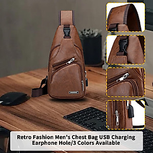 sdhkgrrt Men Women Sling Crossbody Daypack Bag - Multipurpose Hiking Camping Outdoor Trip Shoulder Backpack Chest Bags