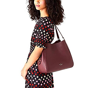 Kate Spade New York Kate Spade Leila Medium Triple Compartment Shoulder (Cherrywood)