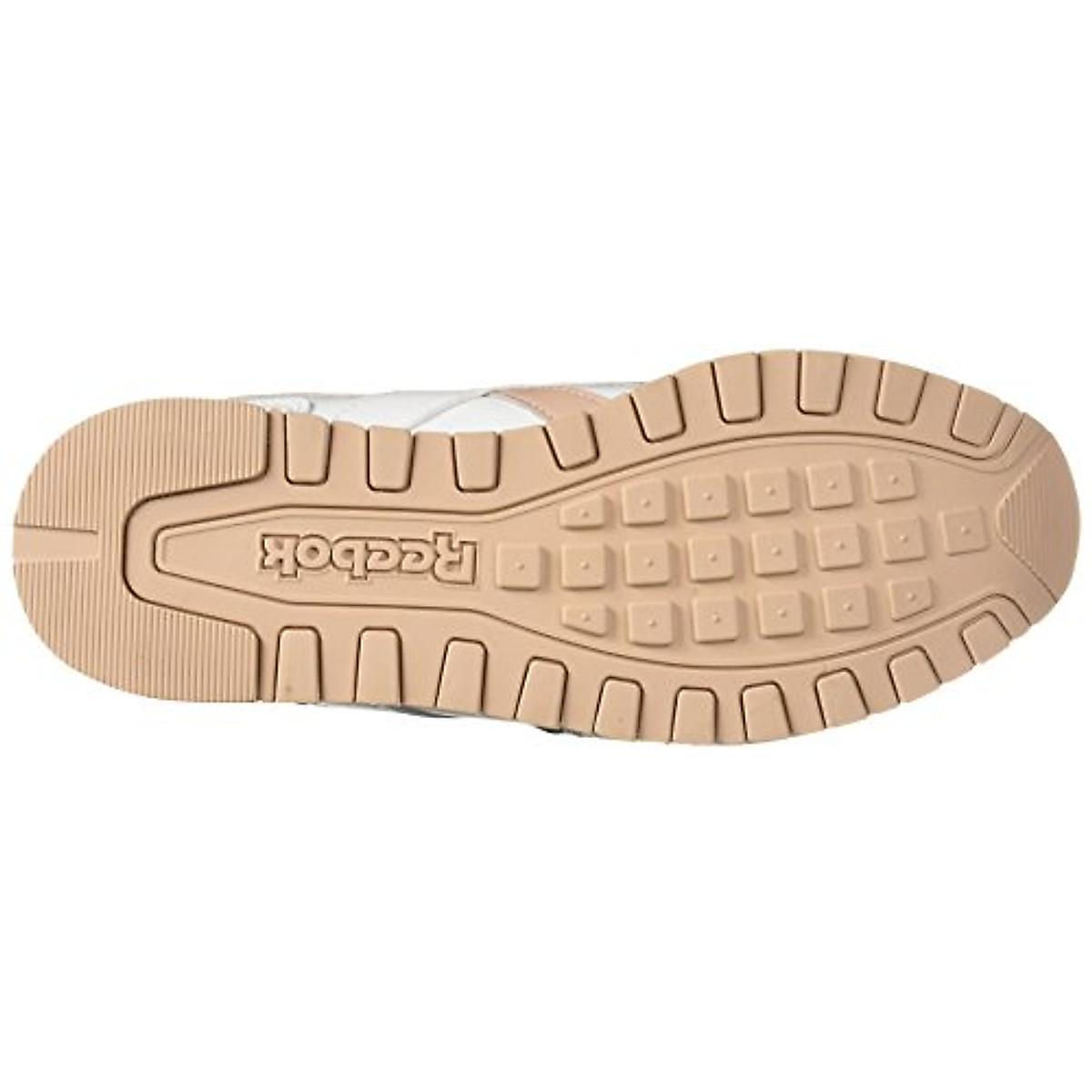 Reebok Women's Classic Harman Run Walking Shoe, White/Bare Beige/Pale, 10