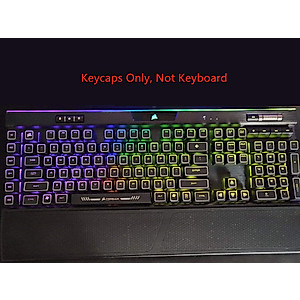 104 Keycaps ROG Backlit Keycap for Corsair K70 Lux K95 K65 K63 K68 K70 MK.2 K95 Platinum Strafe MK.2 Mechanical Keyboards Gaming