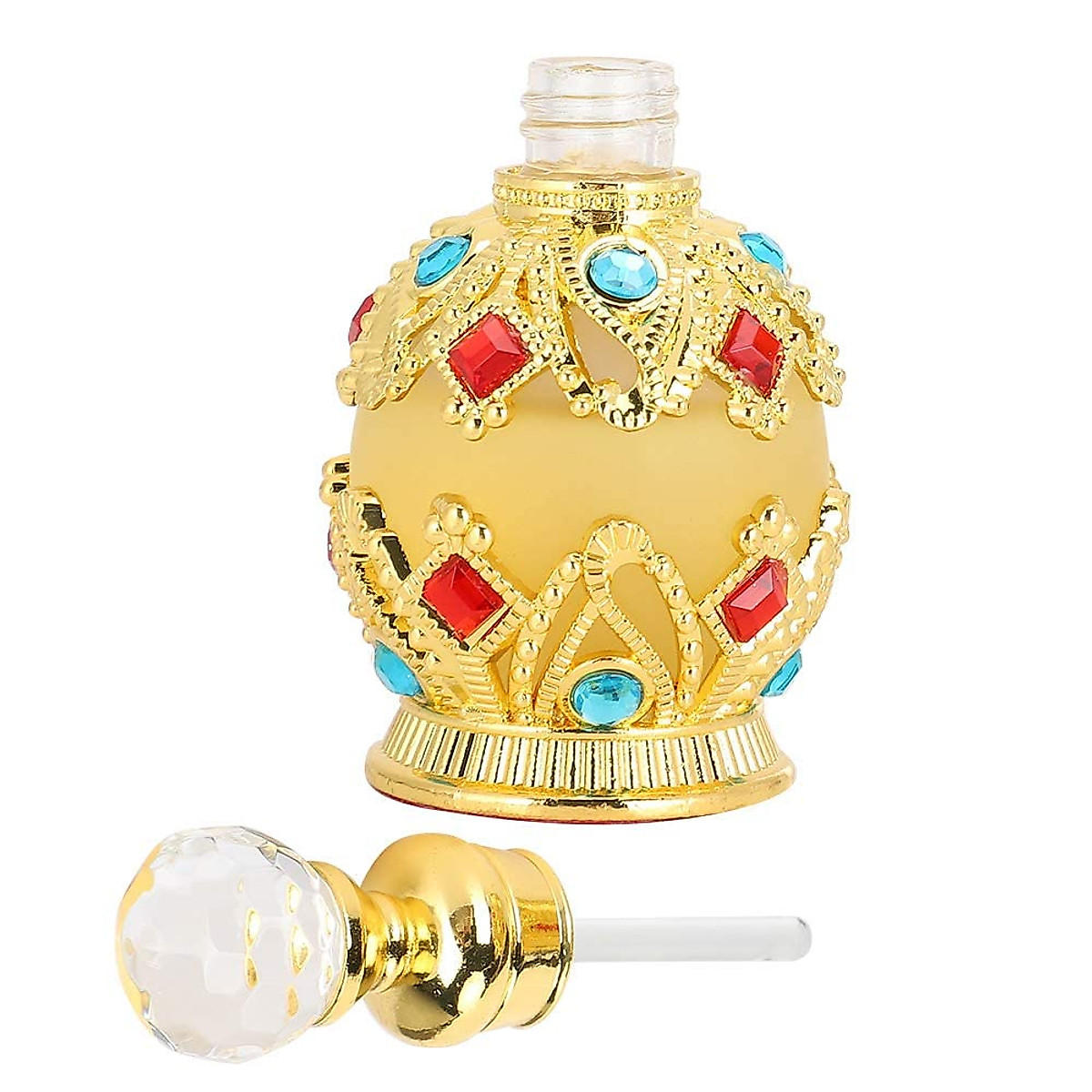 Dubai Retro Perfume, Muslim Halal Dubai Retro Essential Oil Exquisite Vintage Fragrance Gift, Mainly Floral and Fruity 15ml