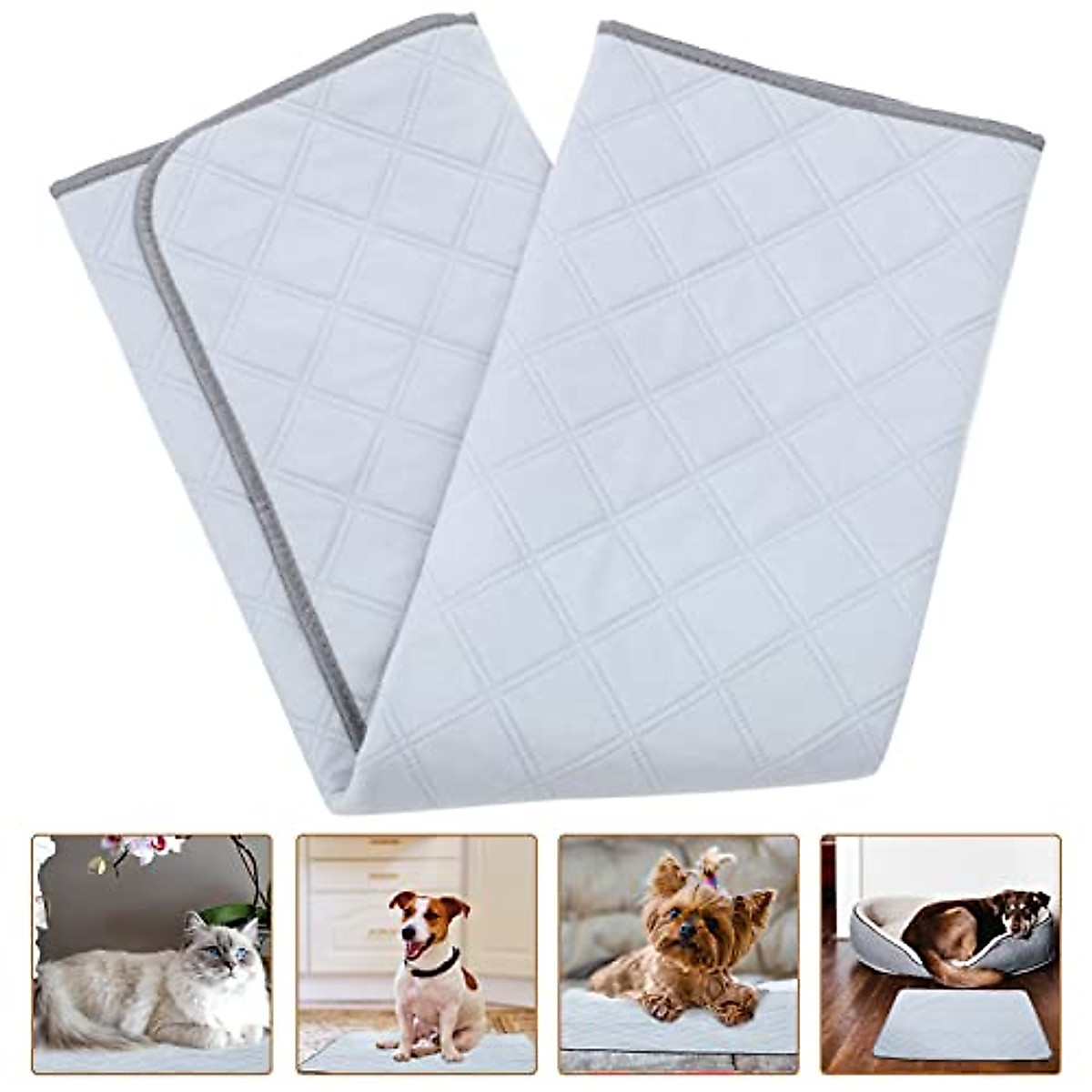 PATKAW Guinea Pig Cage Liner Washable Reusable Small Animals Pee Pads Highly Absorbent Hamster Bedding Pet Training Pads for Small Animals Hamsters