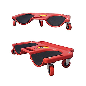 Scicalife Kneeling Pad, Rolling Knee Creeper Pad, Roller Seat Rolling Wheel Knee Cushion, Multipurpose Roller Dolly for Gardening Weeding Woodwork Construction