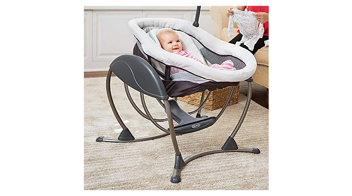 Graco DuoGlider Rascal Baby Swing & Rocker | Versatile & Soothing