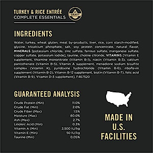 Purina Pro Plan Gravy, High Protein Wet Cat Food Variety Pack, Complete Essentials Chicken and Turkey Favorites - (24) 3 oz. Cans