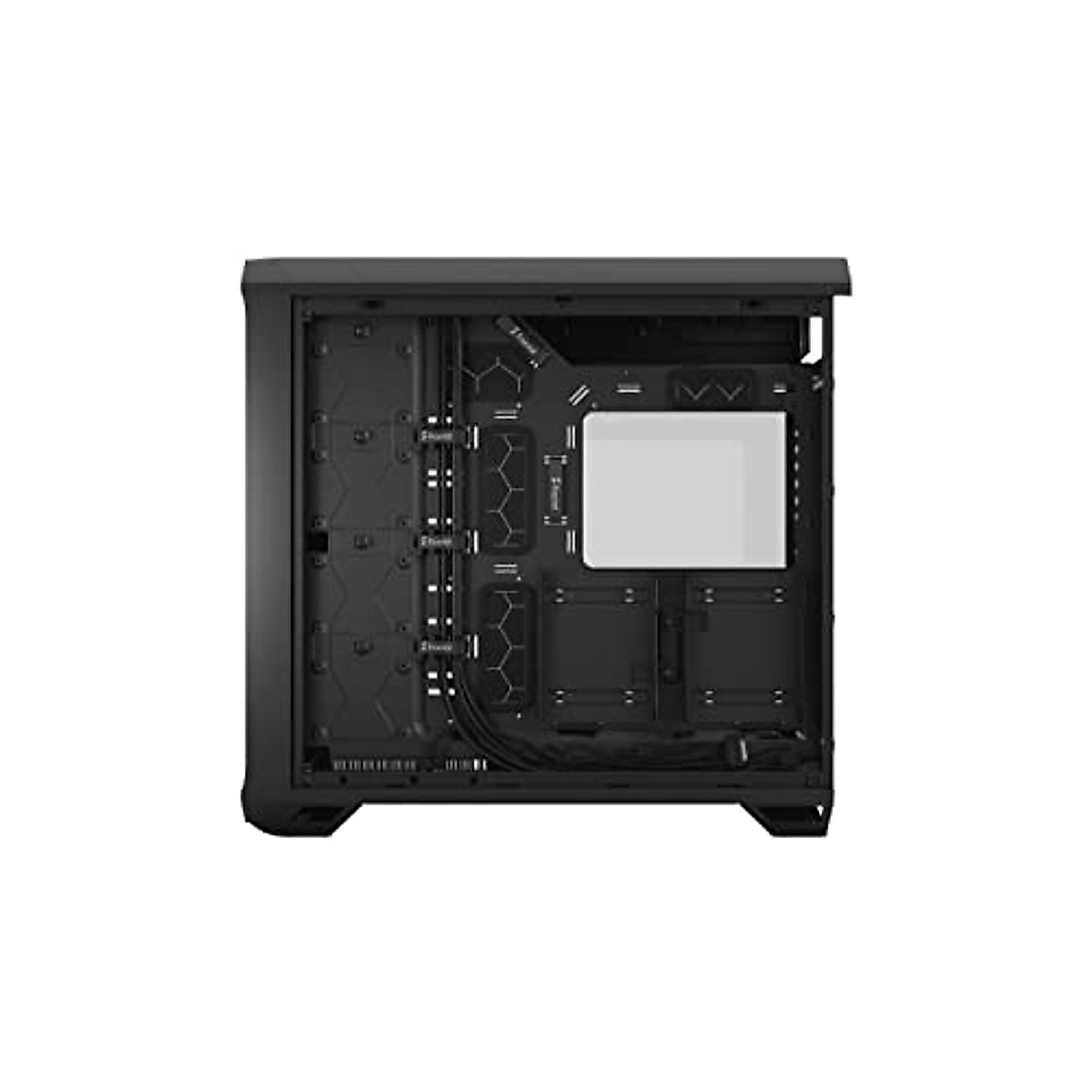 Fractal Design Torrent Black - Light Tint Tempered Glass Side Panel - Open Grille for Maximum air Intake - Two 180mm PWM and Three 140mm Fans Included - Type C - ATX Airflow Mid Tower PC Gaming Case