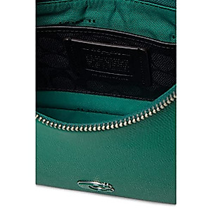 Coach Hobo Crossbody in Cross Grain Leather Green One Size
