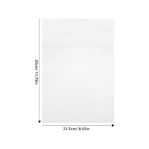 20 Sheets Sheet Paper Film Label Printer Paper Cold Laminating Film Printable Sticker Paper Sticker Printer Paper Matte Sticker Paper for Printer Paper Stickers Shiny Sticker Paper