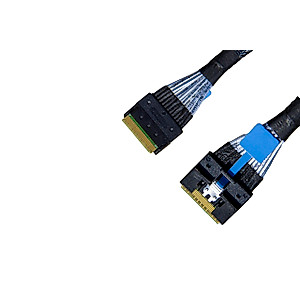 DiliVing 𝐃𝐢𝐋𝐢𝐧𝐤𝐞𝐫 𝐒𝐥𝐢𝐦𝐒𝐀𝐒 X8 to 8*𝐒𝐀𝐓𝐀,𝐒𝐅𝐅-𝟖𝟔𝟓𝟒 74P to 8*𝐒𝐀𝐓𝐀 7P, SlimSAS Host/RAID to SATA Target HD, 85CM Cable