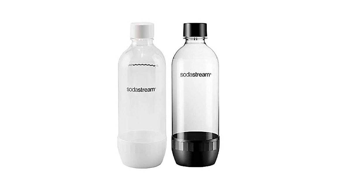 SodaStream 1-Liter Carbonating Bottles Twin Pack - Eco & Durable