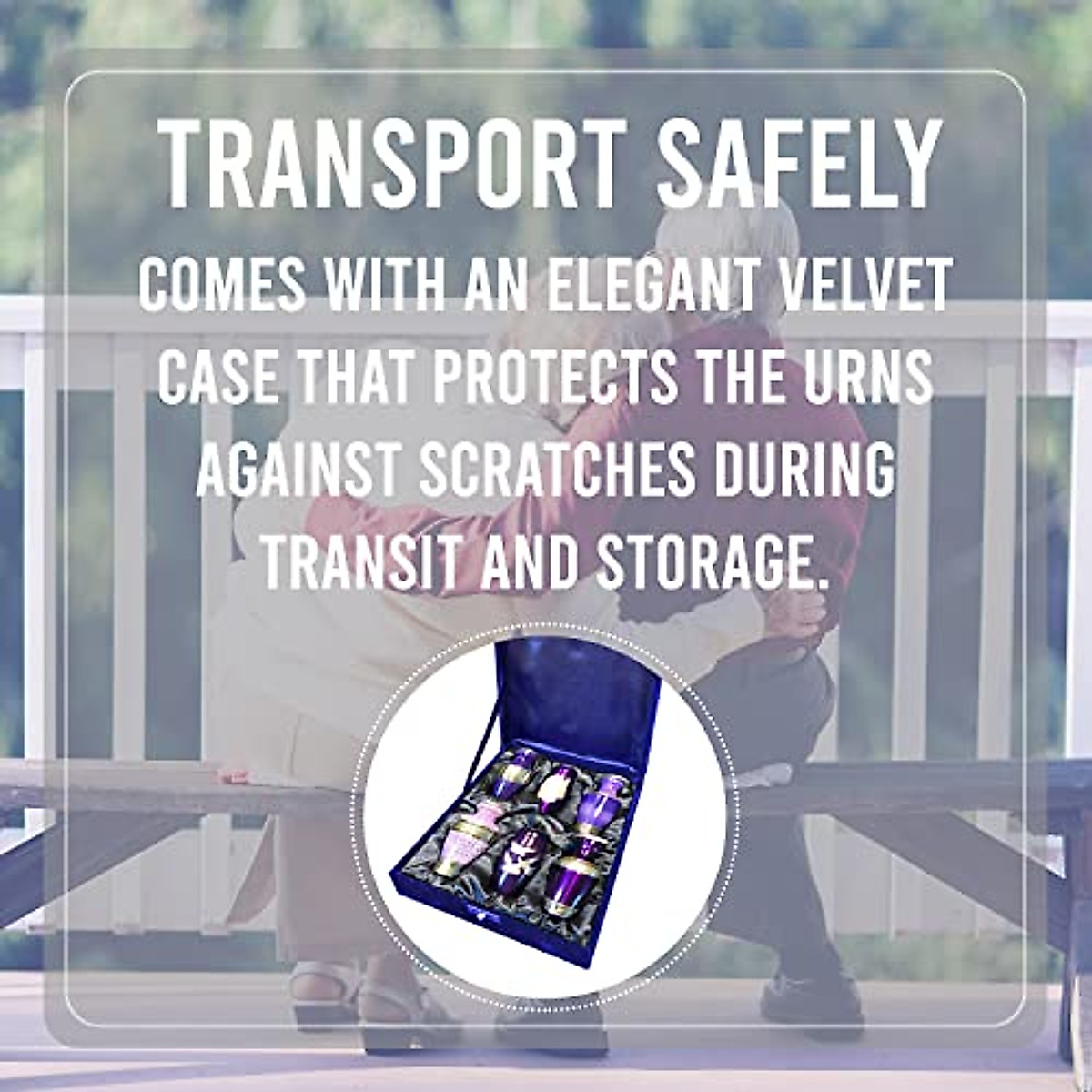 Keepsake Urns, Purple Urns Set of 6, Set of Six Keepsake Urns, Hand Crafted in India by Small Family Business.