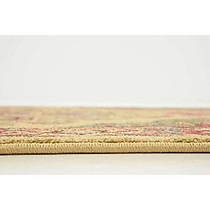 Unique Loom Sahand Collection Traditional Geometric Classic Tan Area Rug (3' 3 x 5' 3)