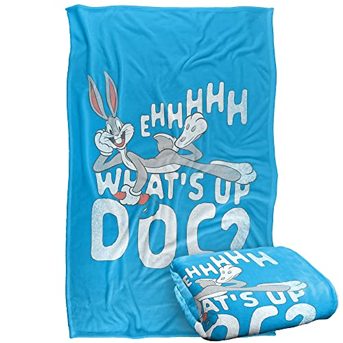 Looney Tunes Blanket, 36"x58", Whats Up Silky Touch Super Soft Throw