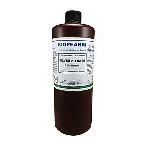 Silver Nitrate 0.100 Normal Standard Solution Quart (950 ml)
