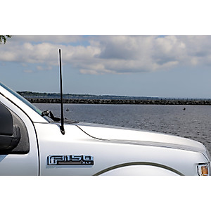 Votex Black Short Rubber 17 Inch Universal Antenna Kit - Easy Setup, Flexible & Durable Fits Cars, Trucks, SUVs