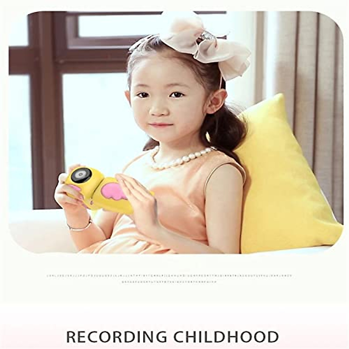 Digital Camera, Kids Camera 2.0 Inch Screen Video Anti-Fall Camera Sports Camera, Shockproof Anti-Fall Compact Portable Mini Camera, Gift for Girls Boys