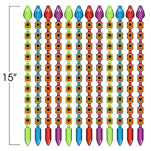 ArtCreativity Jointed Snake Toys Set of 12-15 Inch Long Plastic Snakes with Joining Pieces - Great Party Favor - Fidget Toy for Kids, Gift Idea for Boys and Girls, Carnival Prize - Sensory Toy