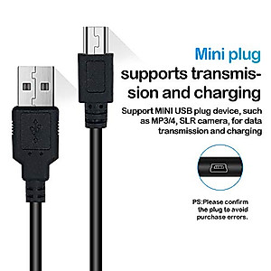 XINYUWIN Mini USB 5Pin Power Cord 5FT Compatible with Garmin GPS Navigator Nuvi 50lmt 52lm 55lmt 57lm 67lm 2457lmt 2557lmt 2589lmt 2597lmt 2689lmt 2555lmt 2595lmt 40lm 255w; Gpsmap 62s Charging Cable