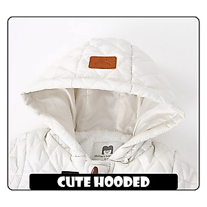 IBOBOOM Baby Boys Winter Clothes Toddler Snowsuit Infant Girl Snow Bib Suit 12-18 Months