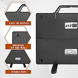 Coop Heater with thermostat Pet Warmer Heater pet heater for dog cat chicken Coop Heater 140 Watt Compact Heating Panel Heater